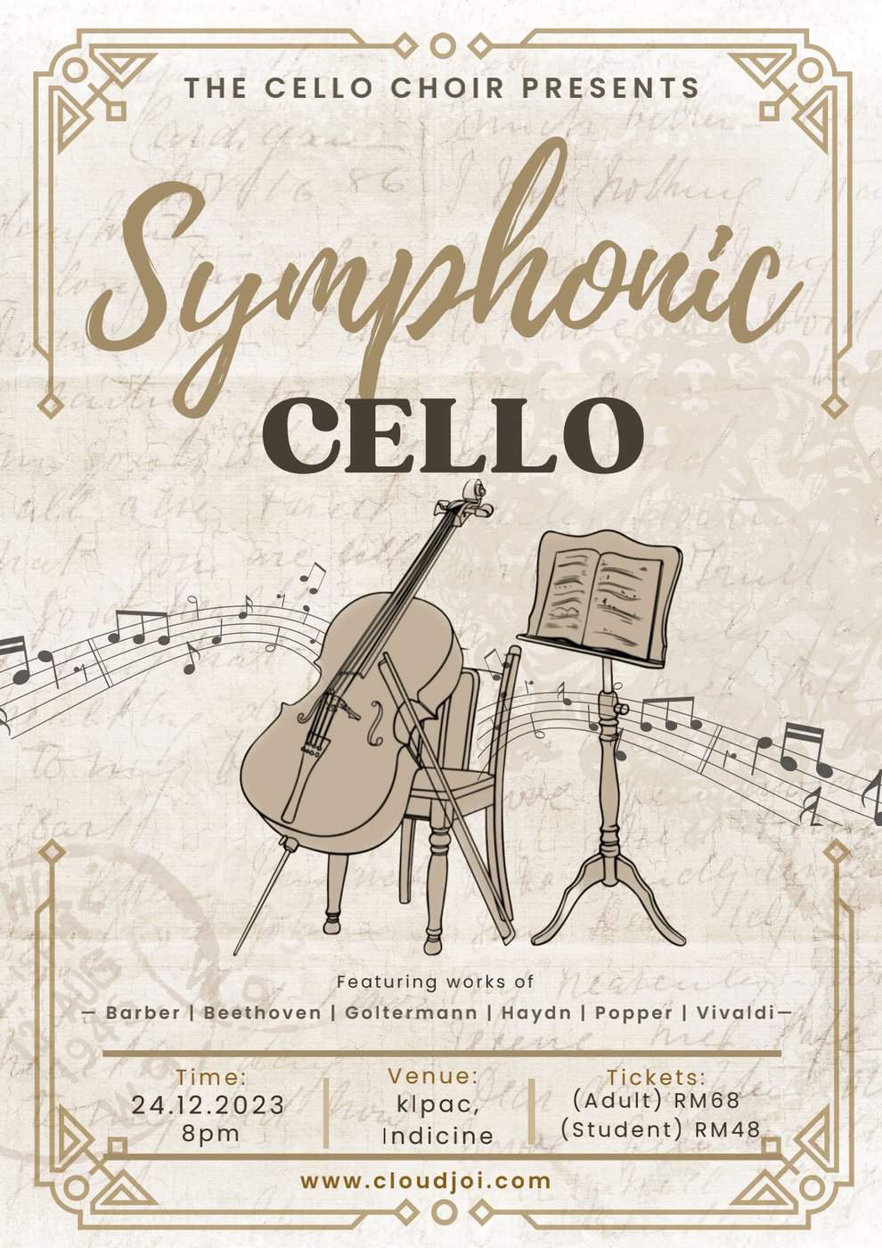 Symphonic Cello - The Kuala Lumpur Performing Arts Centre (klpac)
