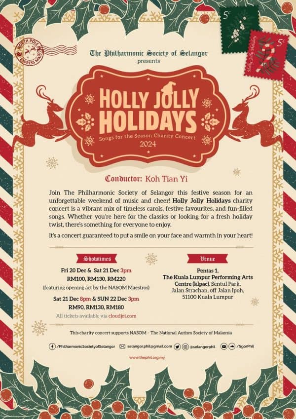 Holly Jolly Holidays - The Kuala Lumpur Performing Arts Centre (klpac)