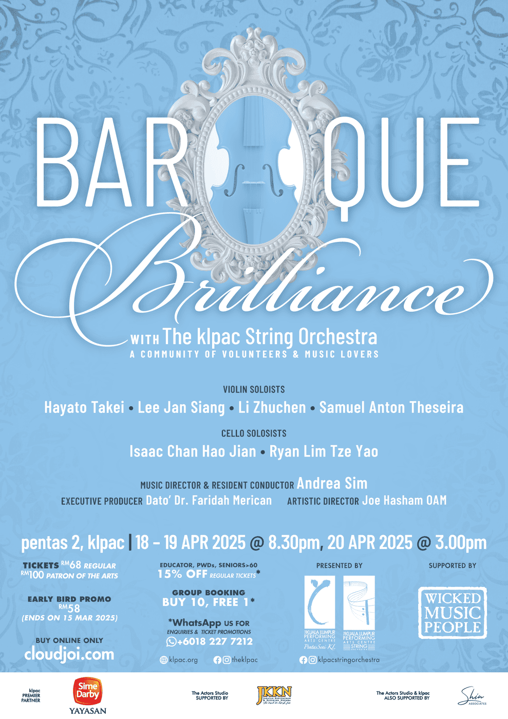 Baroque Brilliance with The klpac String Orchestra - The Kuala Lumpur ...